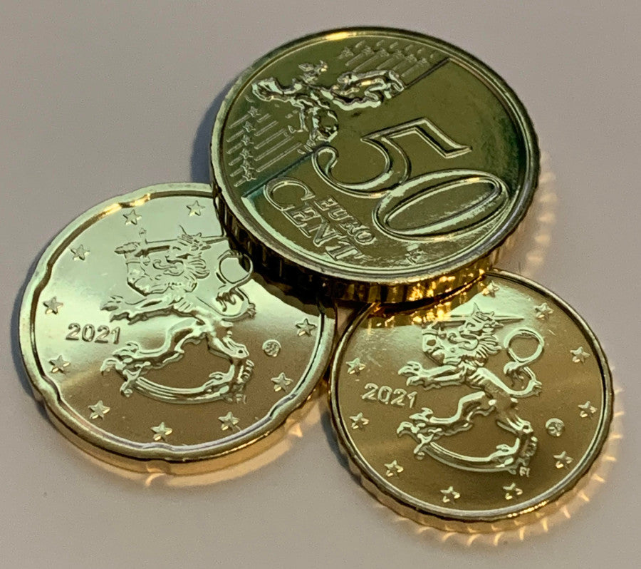 Suomen kolikot 1c - 2 Euroa 2022, irtosarjana – rahakauppa.com
